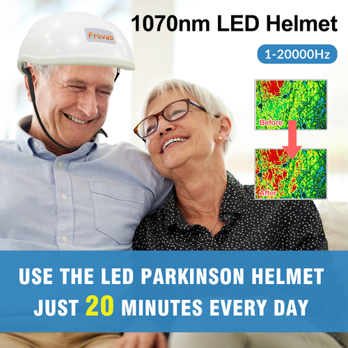 1070nm Near Infrared Lamp Therapy Helmet for Alzheimer Parkinsons Brain ...
