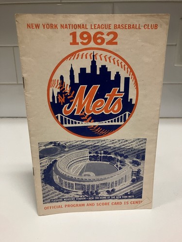 1962 NY METS Program And Scorecard | eBay