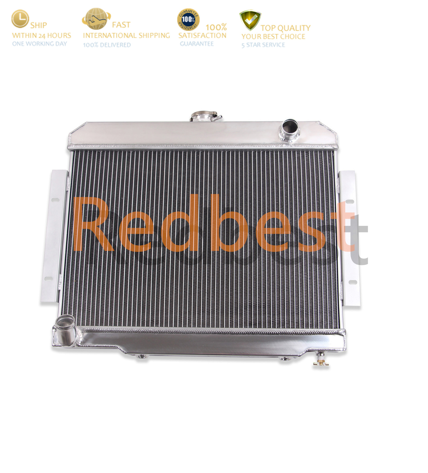 CC583 3 Rows Radiator For 1972-1986 Jeep CJ CJ5 CJ6 CJ7 Scrambler 4.2/5 ...