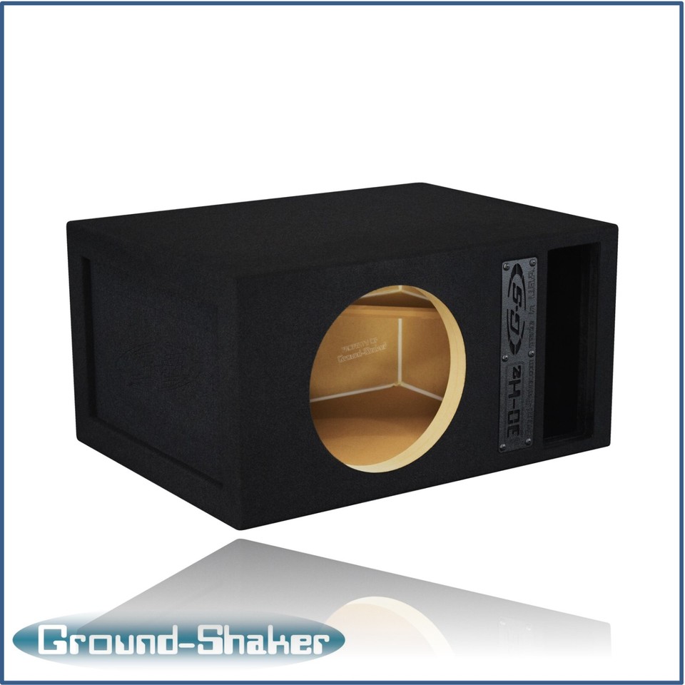 Ground Shaker Single 10" Competition Ported / Vented Sub Box Subwoofer ...