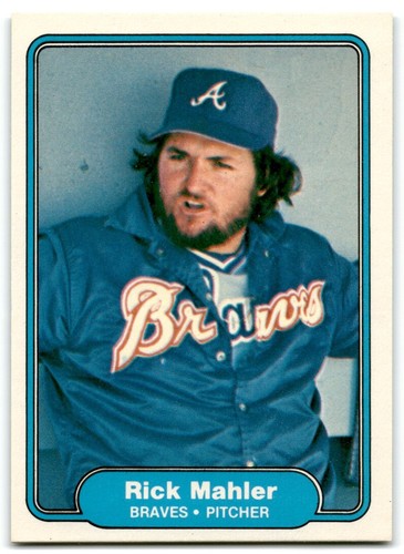 1982 Fleer Rick Mahler Rookie Atlanta Braves #440 | eBay