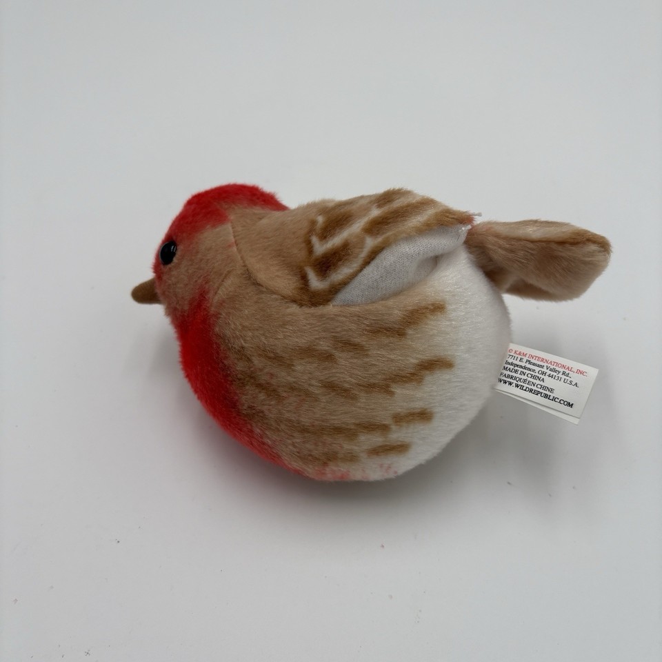 House Finch Audubon Bird Plush Plushie Wild Republic With Sound ...