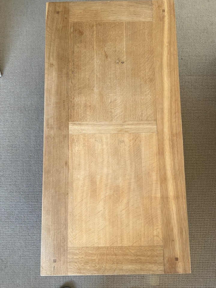 Solid Oak Wooden Coffee Table | eBay UK