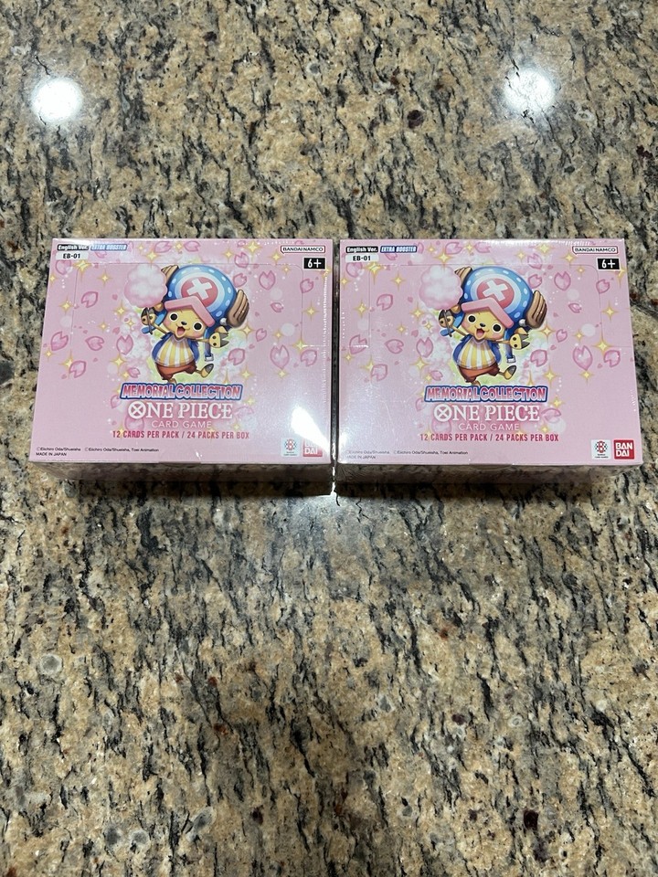One Piece Card Game EB-01 Memorial Collection Booster Box English ...