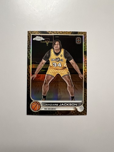 2022-23 Topps Chrome OTE Jahzare Jackson Orange Basketball Refractor SP ...