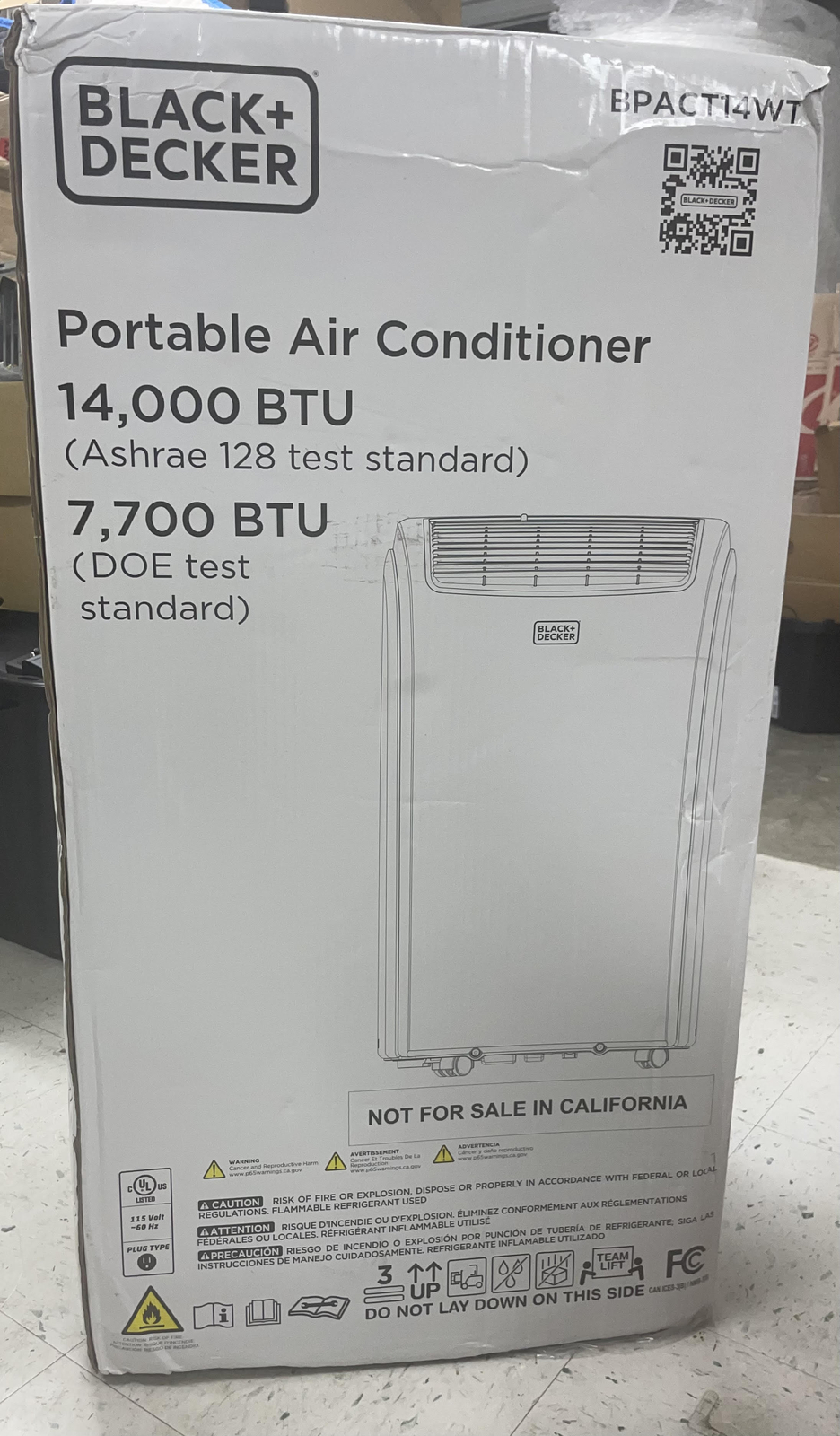 BLACK+DECKER BPACT14WT Portable Air Conditioner for sale online | eBay