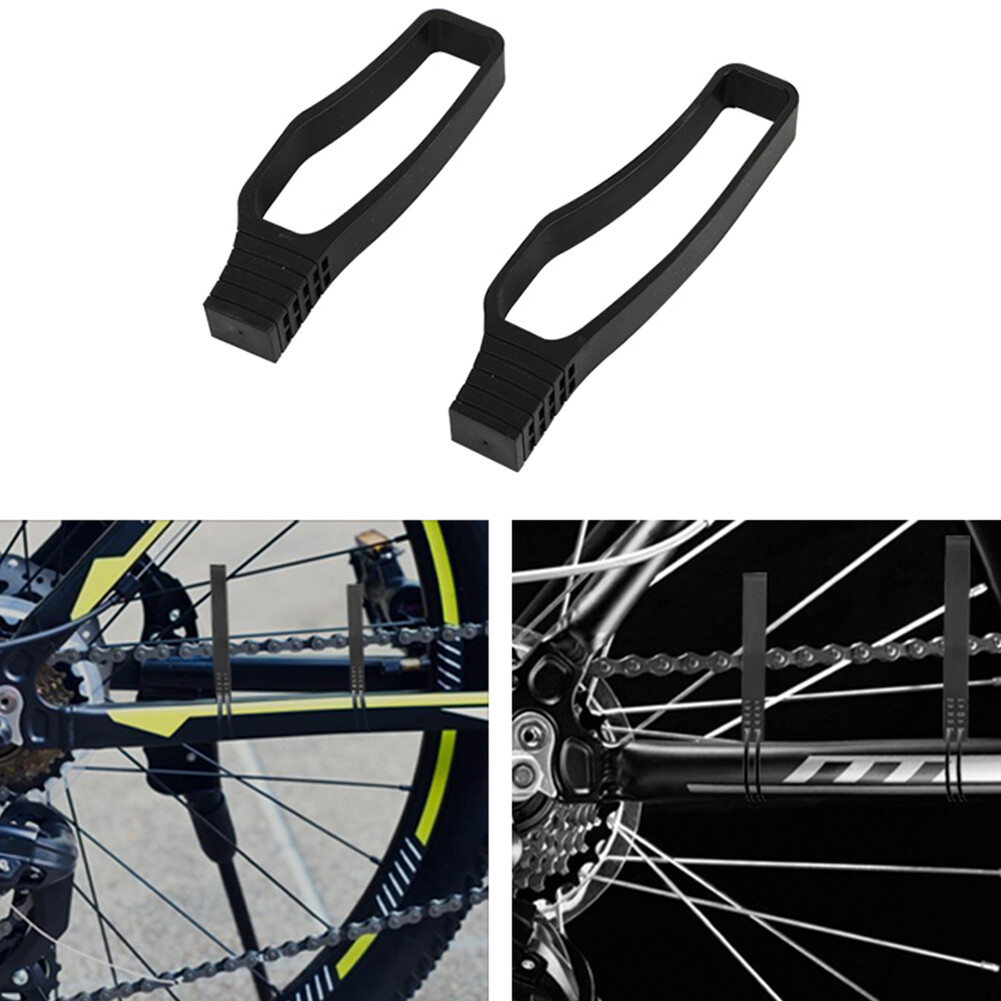AU 1 Set MTB Road Bicycle Chain Guard Covers Anti-Scratch Protector ...