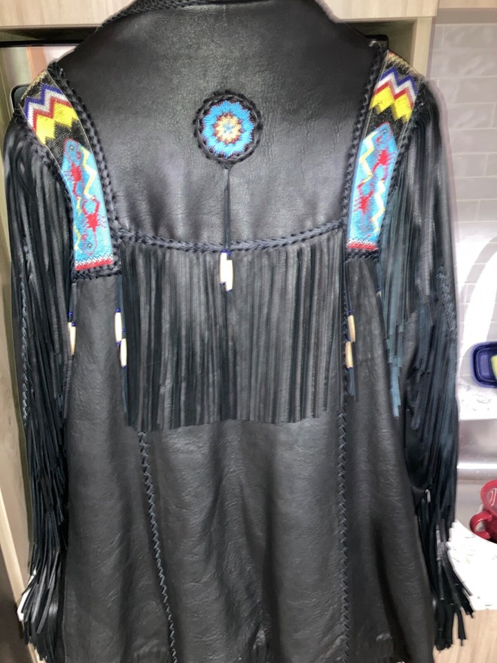 Diamond Leather Item #242 Native Jacket Designed by Ren Ellis 'THE HOLY ...
