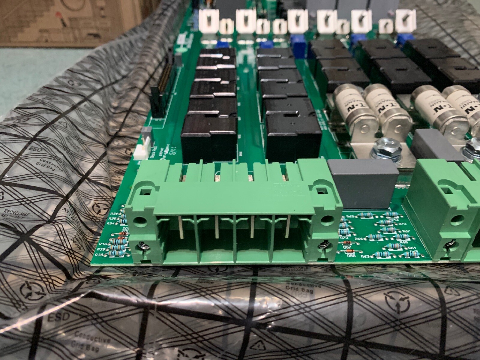 EATON 744-07140-00P REC-IO Board ASSY 1382 EATON S.P.P. PCB FOR STATIC ...