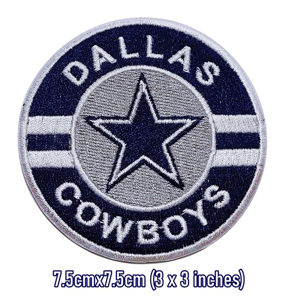 Dallas-Cowboys Embroidery Patches Iron on, Sew on(Select options) Thai ...