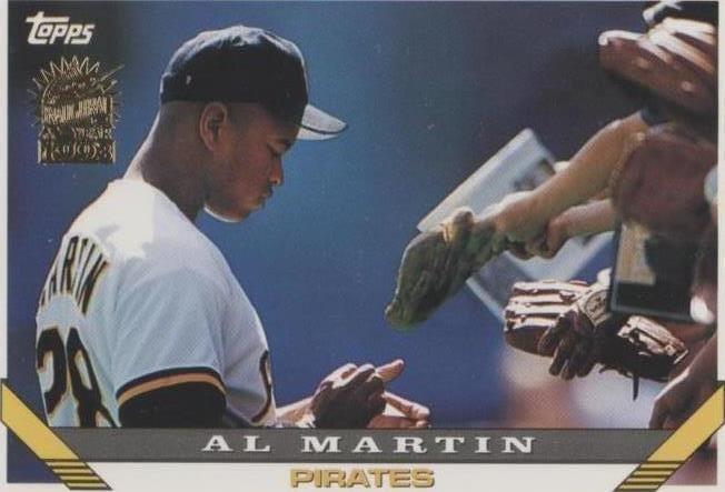 1993 Topps - Al Martin #623 Inaugural Florida Marlins for sale online ...