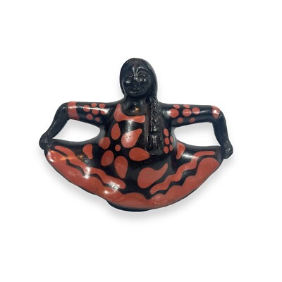 Peru Chulucanas Dancing Figure Folk Art Pottery 4” tall | eBay