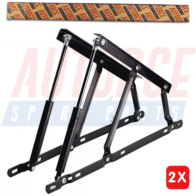 2X Ottoman Storage Bed Lift Up Mechanism and Gas Strut 600N, 800N ...