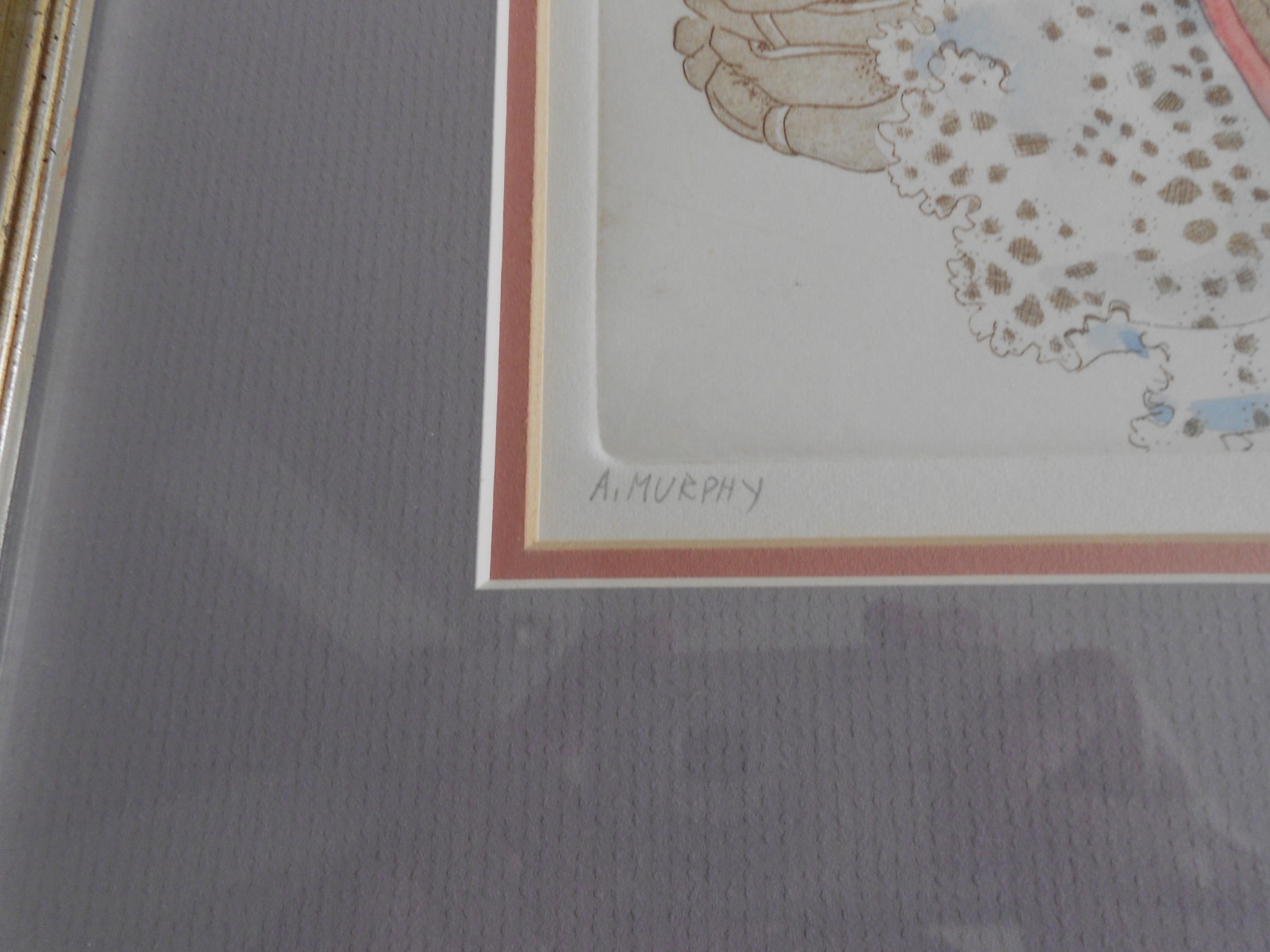 ***ANN-MARIE MURPHY (1943-1995)*** RARE HC 28/100 INTAGLIO ORIG PRINT ...