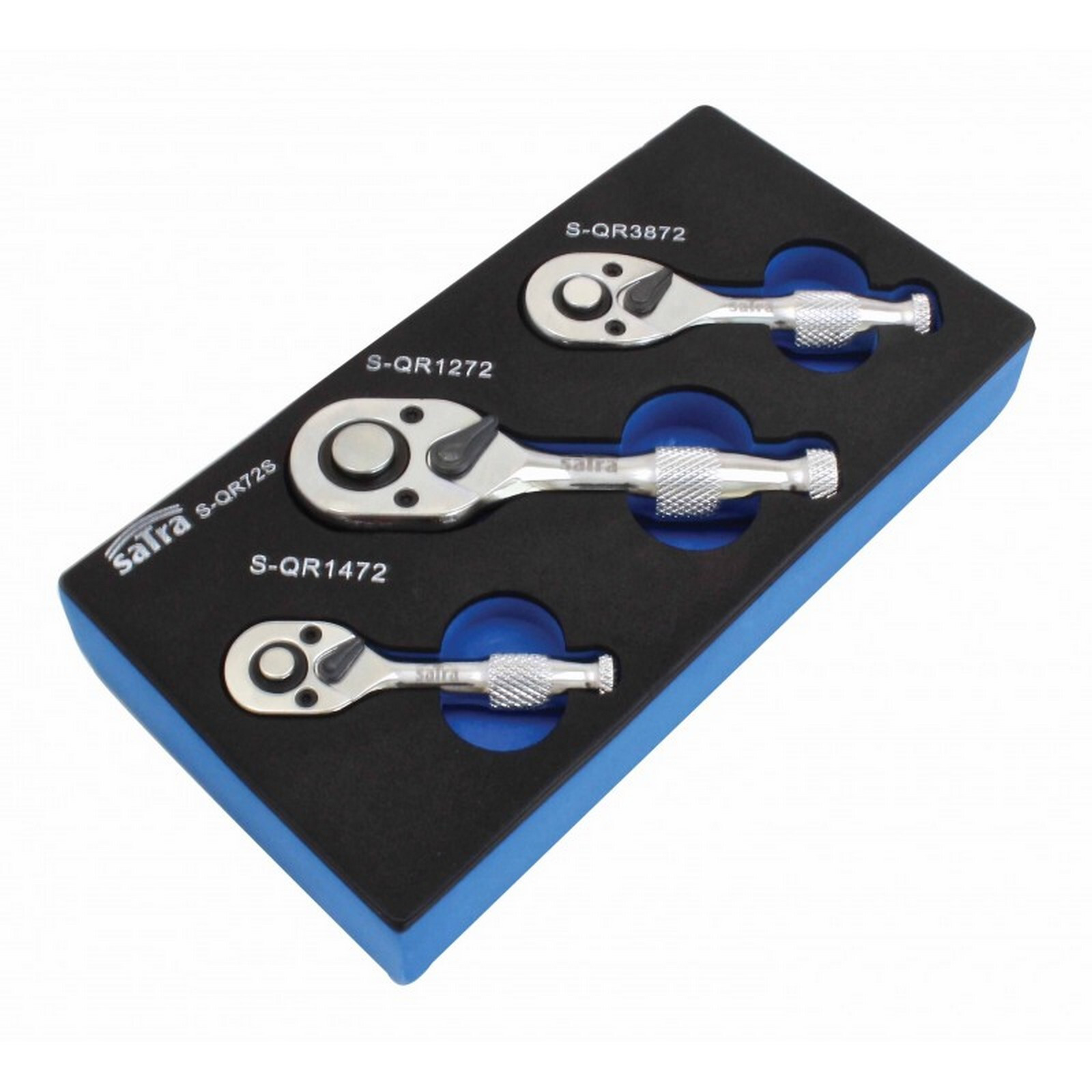 Miniratschen Satz 3-tlg. 72 Zähne 1/4 3/8 1/2 Umschaltknarre Ratschen ...