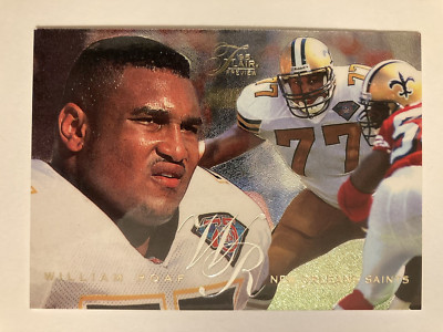 1995 Fleer Flair Preview William Roaf Insert Card 21 of 30 New Orleans ...