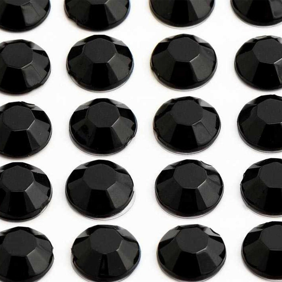 2-10mm DIAMANTE GEM SHEETS Self Adhesive Rhinestone Flat Back Crystals ...