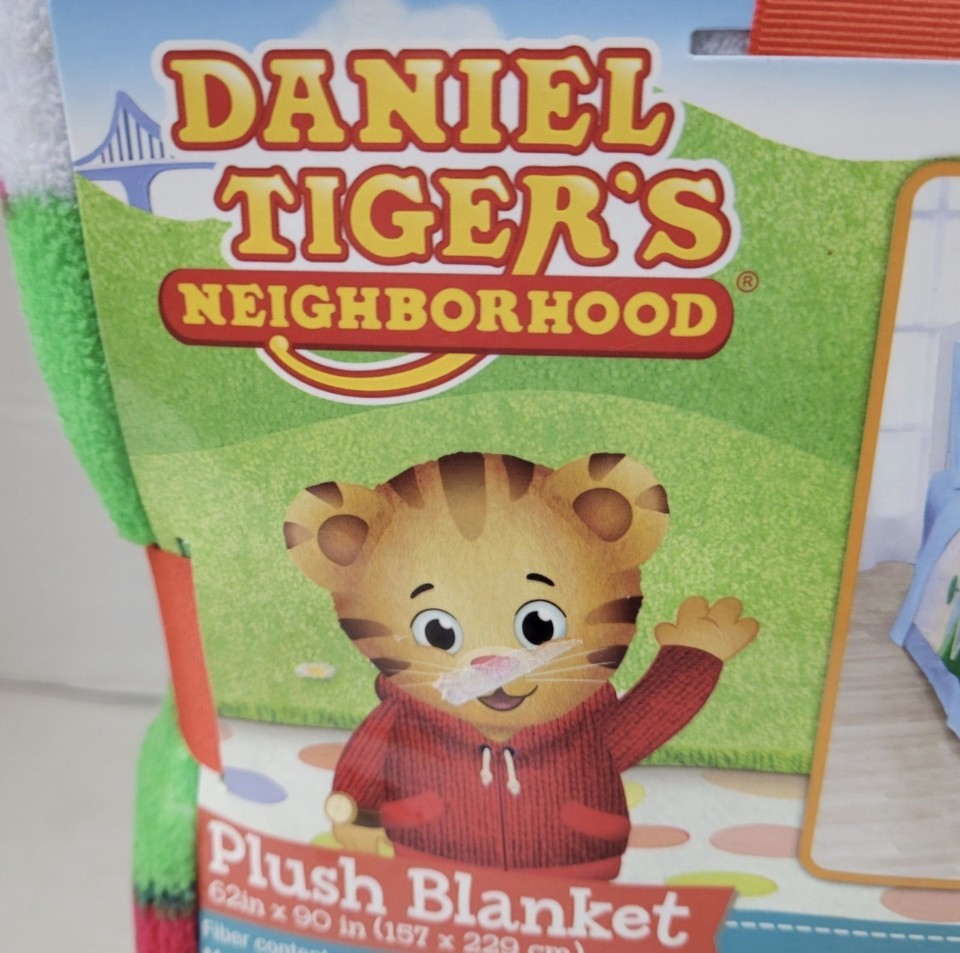 Daniel's Tiger New Plush Blanket. Super Soft 62"X90". Extra Large PBS ...