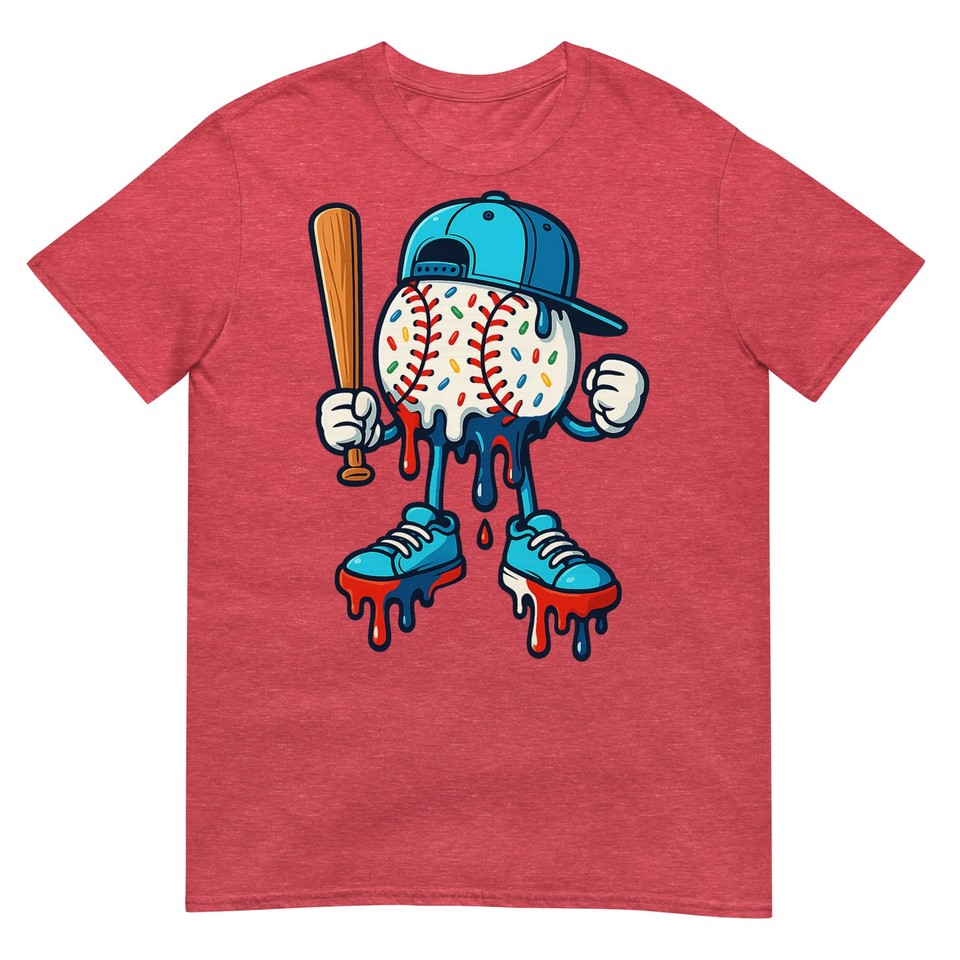 Baseball Lifestyle 101 Apparel Youth Baseball Drip Ice Cream T-Shirt | eBay