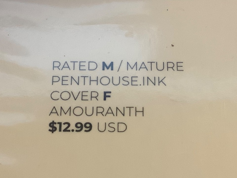 PENTHOUSE COMICS #5 (2024) - COVER F AMOURANTH LIMITED VARIANT ...