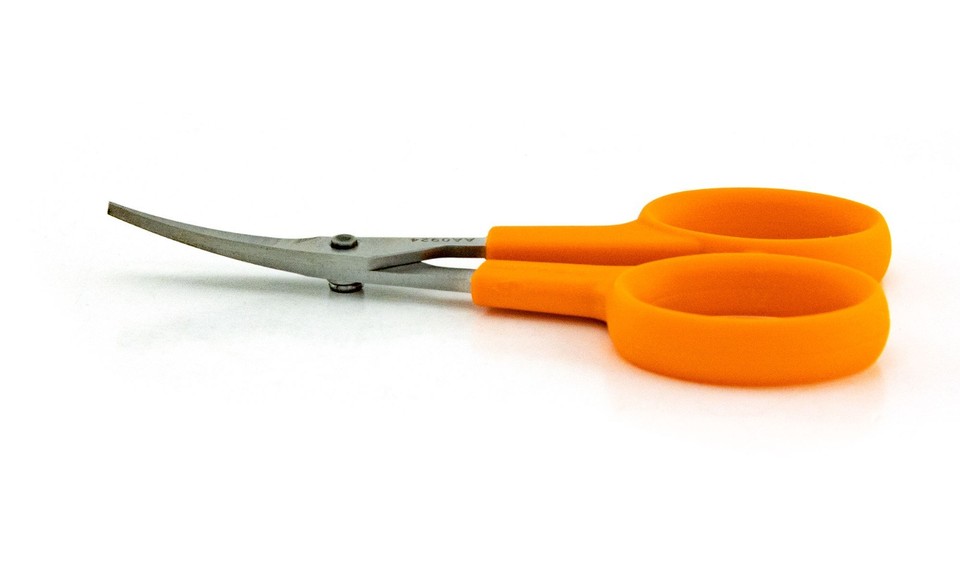Fiskars Curved Blade Scissors No.4 Flush Cuts For Fabric | eBay