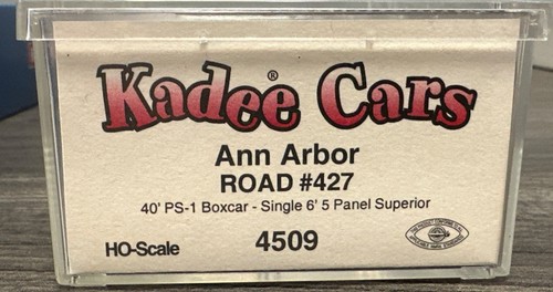 Kadee Cars HO RTR #4509 40’ PS-1 Boxcar Ann Arbor #427 NIB | eBay