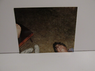 80S VINTAGE FOUND PHOTOGRAPH COLOR ORIGINA ART AKWARD ODD ARTSY WOMAN ...