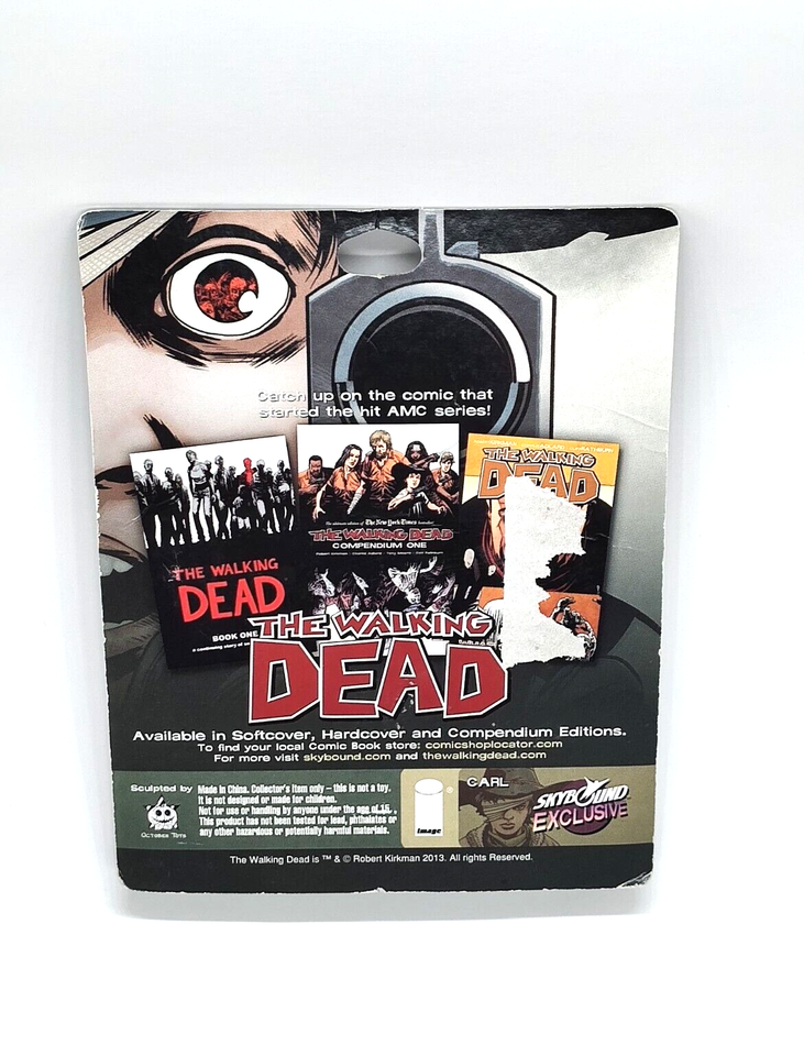 The Walking Dead Carl PVC Figure 2-Pack Translucent Purple Skybound ...