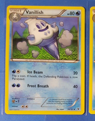 Vanillish 28/101 Pokemon card BW Noble Victories uncommon NM | eBay