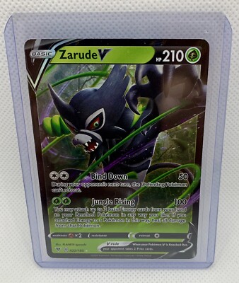Zarude V Pokémon Ultra Rare TCG Vivid Voltage 22/185 MINT (PACK FRESH ...