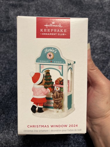 2024 Hallmark Keepsake Ornament Christmas Window, KOC Members, New | eBay