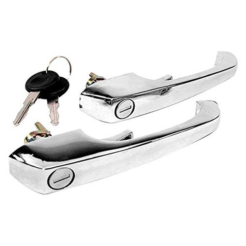 T2 Camper Cab Door Handles Pair Matched Keys Type 2 Bay Bus Van | eBay
