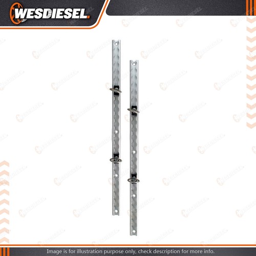 Cargo Mate Tie Down Anchor Tracks - 600mm with Adjustable Anchor Points ...