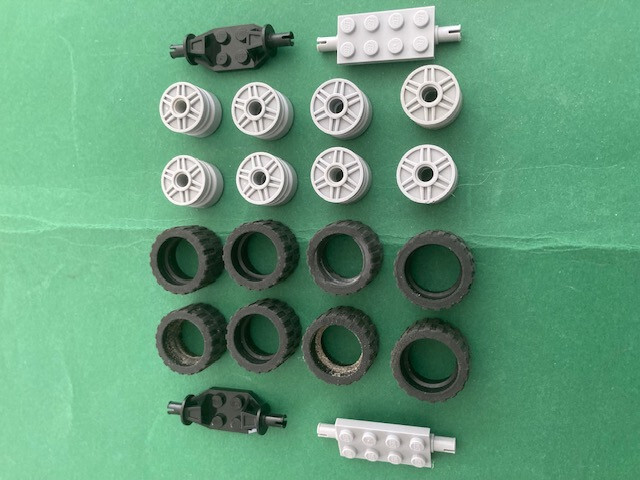 LEGO WHEELS & TYRES (20 PIECES) | eBay