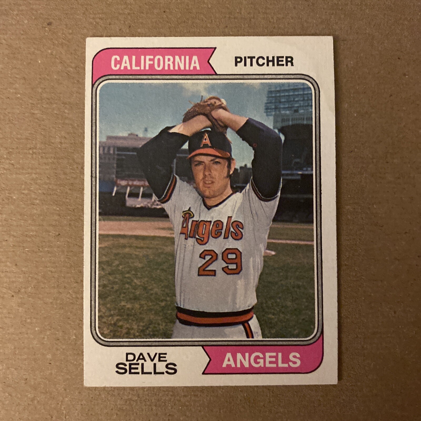 1974 Topps Baseball Dave Sells California Angels Card #37 | eBay