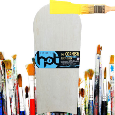 Wood Bellyboard Surf-Rider Hand Made Bodyboard Paint your own | eBay UK