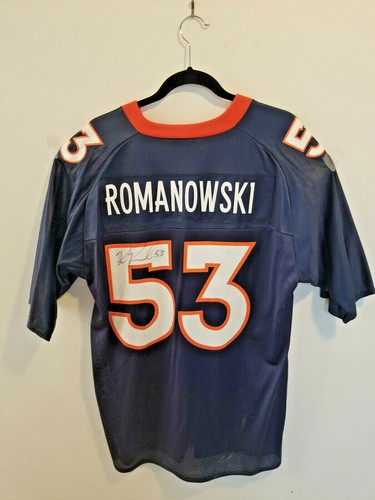 Bill Romanowski Denver Broncos #53 Autographed / Signed Football Jersey ...