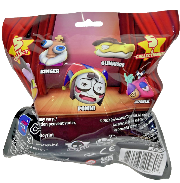 Squishme The Amazing Digital Circus Figure Jax Pomni Zooble Gummigoo ...