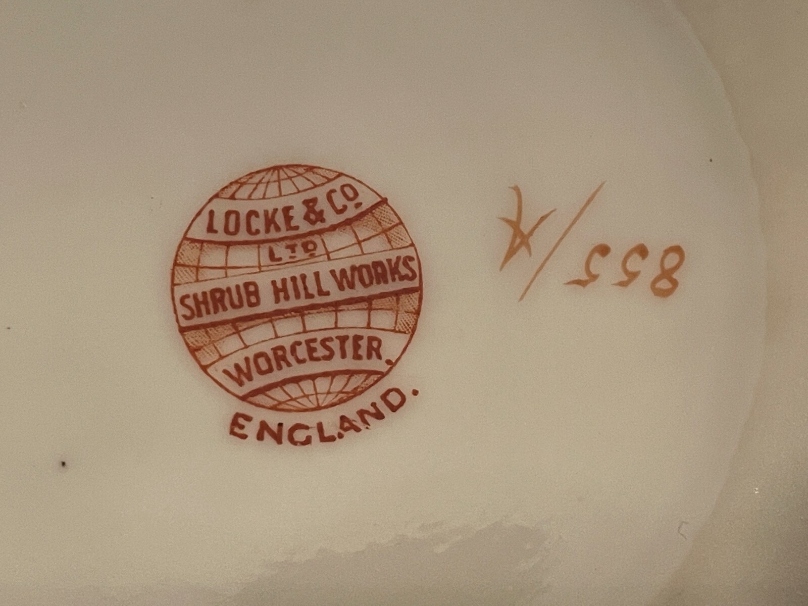 Antique Locke & Co Porcelain Biscuit Jar Worcester England 1902 - 1914 ...