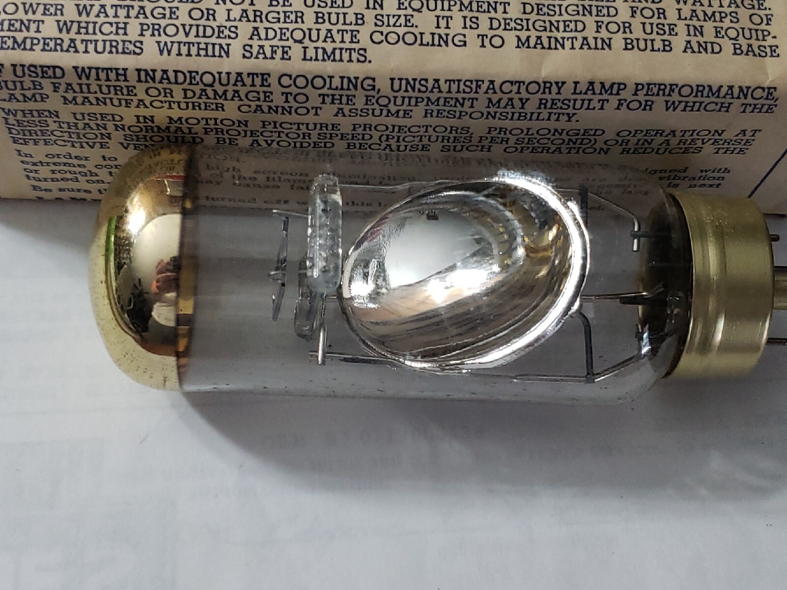 DHJ Projector Projection Lamp Bulb 500W GE Brand Estate Sale VINTAGE | eBay