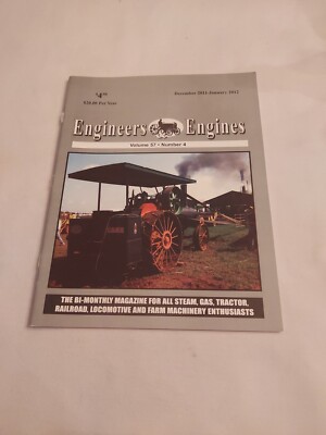 2011/12 Dec./Jan, Engineers & Engines Magazine For Steam, Gas, Tractor ...