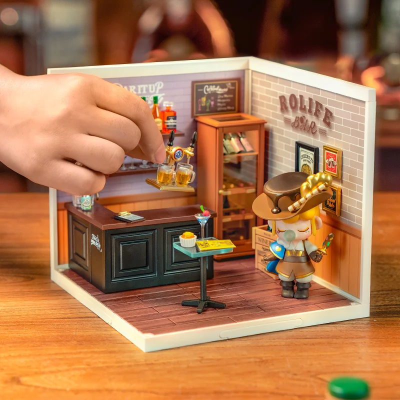 Rolife Super Creator Series Plastic Dollhouse Building Blocks for Kids ...