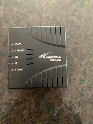 WESTELL DSL MODEM ADSL2 MODEL 6100G G90-610015-20 - NO POWER CORD ...