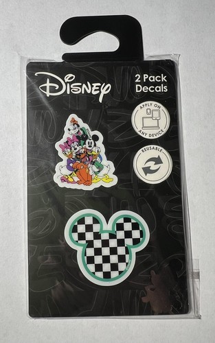 NEW 2 PACK OF DISNEY REUSABLE DECALS FOR PHONE, LAPTOP, TABLET, OR ...