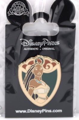 2012 Disney Princess Crest Pocahontas Pin On Card | eBay