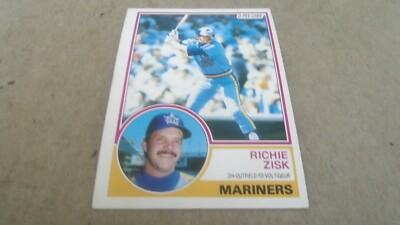 1983 OPC BASEBALL CARD/ 368 RICHIE ZISK SEATTLE MARINERS O-PEE-CHEE | eBay