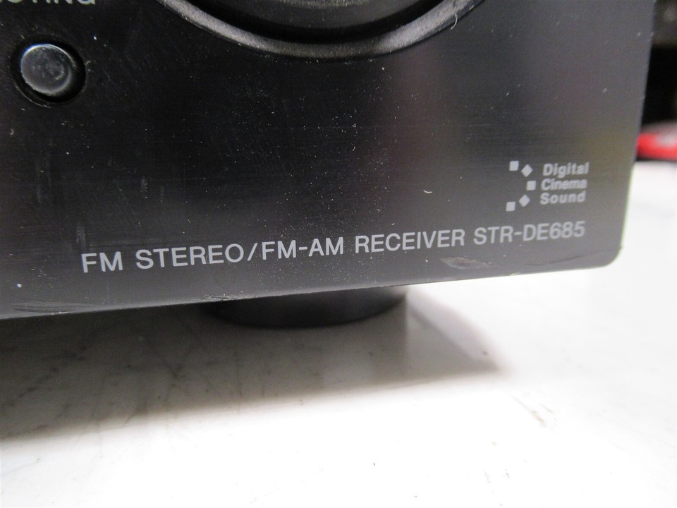 Sony STR-DE685 FM and AM Stereo Receiver Tuner Deck 5.1 Surround Dolby ...