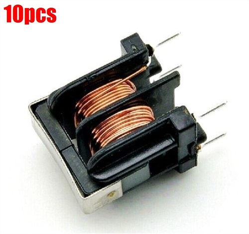 10Pcs UU10.5 Common-Mode 10*13MM Inductor Filter 10Mh Wire Diameter 0 ...