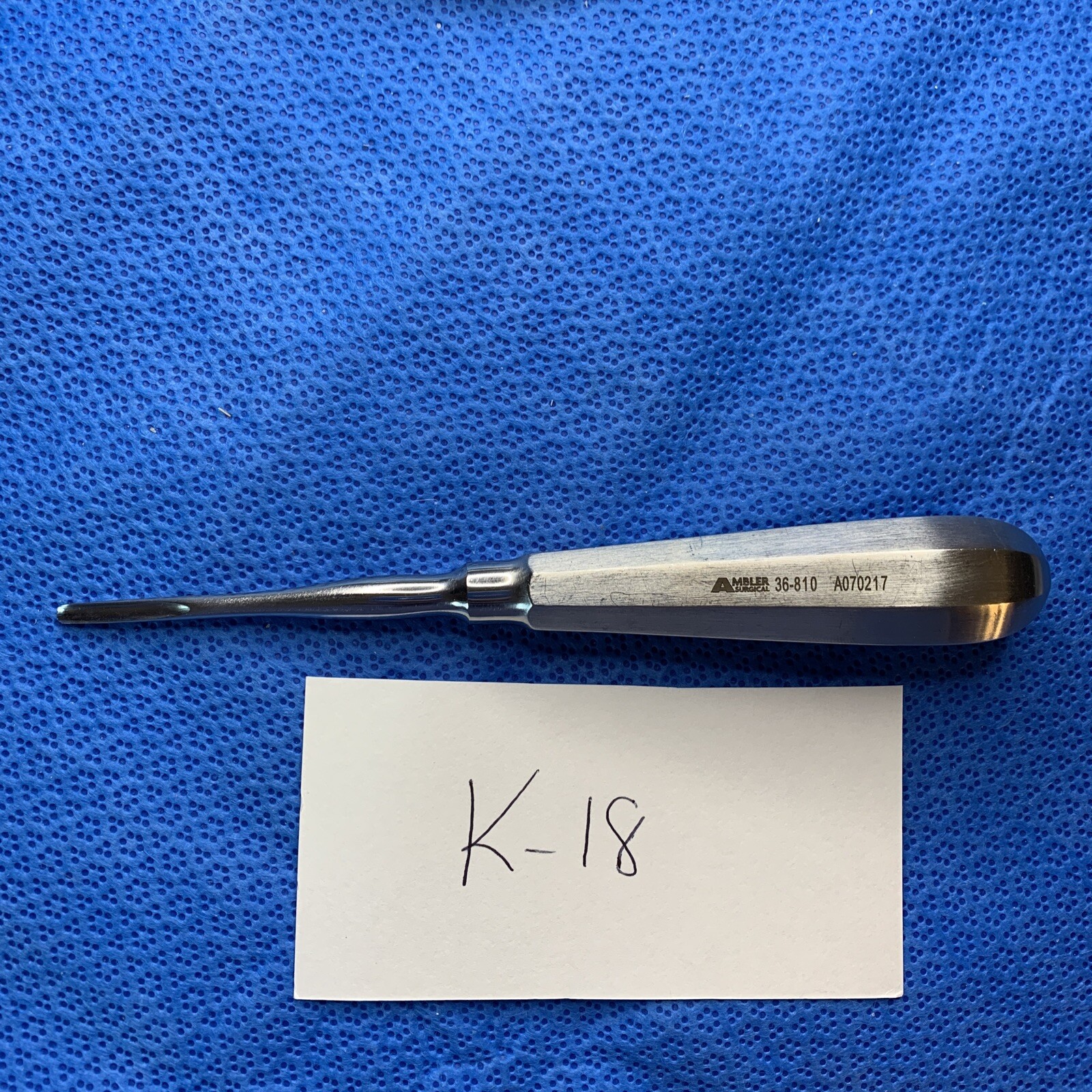 Ambler 36-810 Gouge, Hollow Handle, Wide Blade, 6 1/2” Stainless steel ...