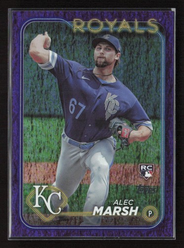 2024 Topps Series 1 #163 Alec Marsh Purple Foil /799 | eBay